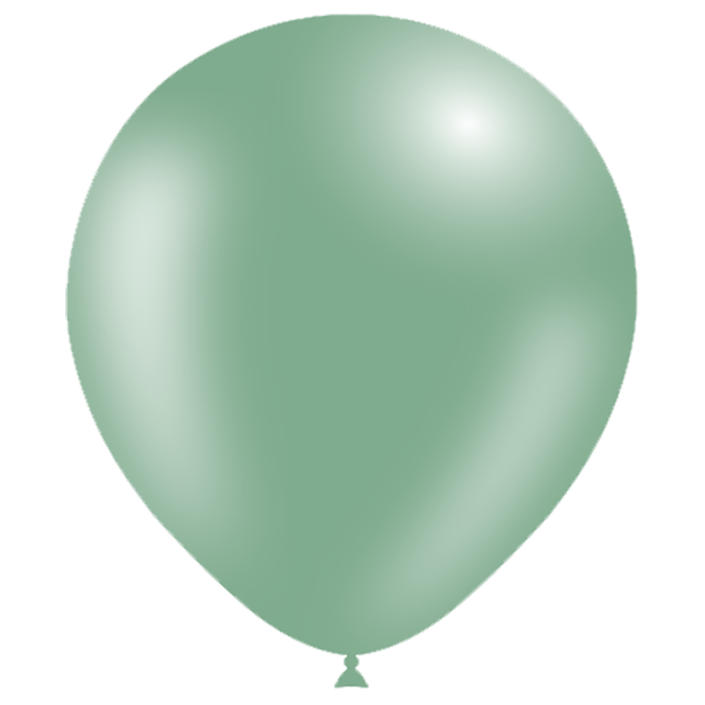 18" Vintage Green Latex Balloons - National Novelty